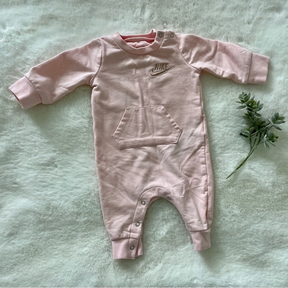 Nike | One Pieces | Nike Light Pink One Piece Jumpsuit 3 Month Baby ...